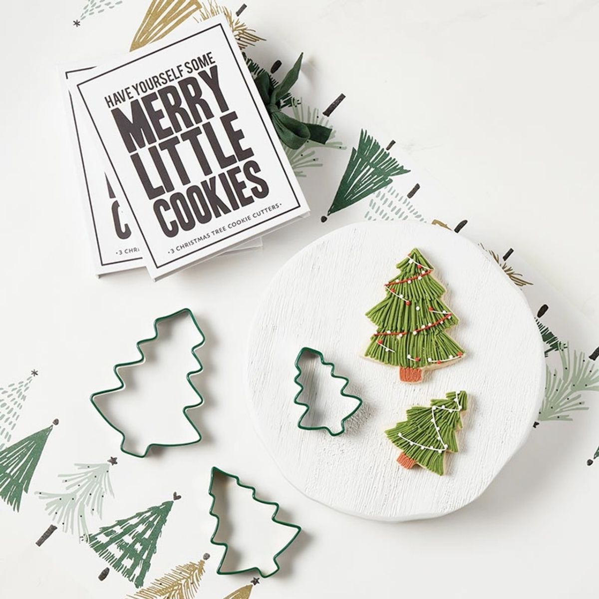 Creative Brands Christmas Trees Cookie Cutter Set | Boom & Mellow